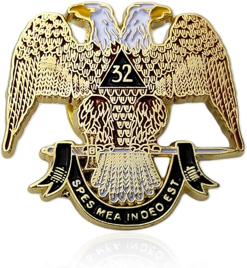 32nd Degree Scottish Rite Lapel Pin – Masonic Badge – Regalia Lodge