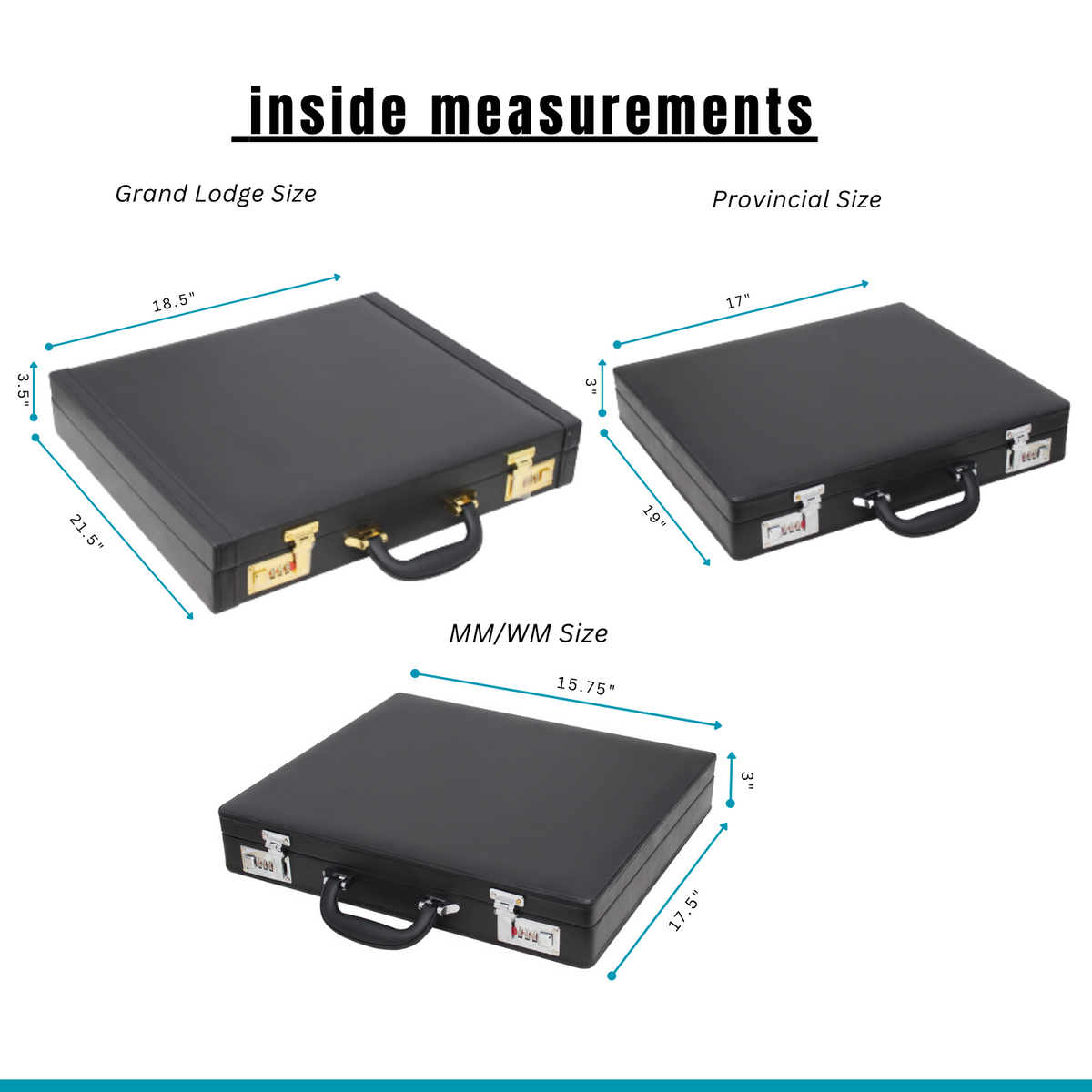 Masonic regalia apron Case/briefcase-masonic attache-high quality ...