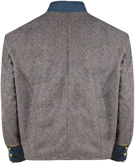 Civil War CSA Lt's Infantry 1 Braid Double Breast Wool Shell jacket ...