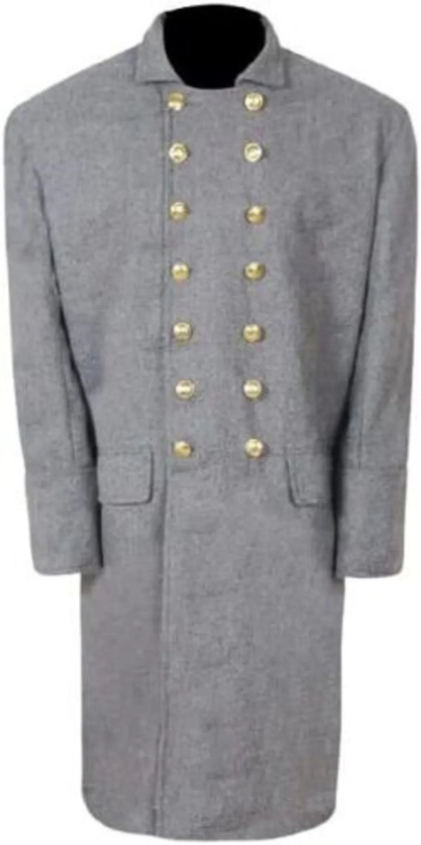 Civil War Confederate Double Breast Frock Coat Civil War Confederate ...