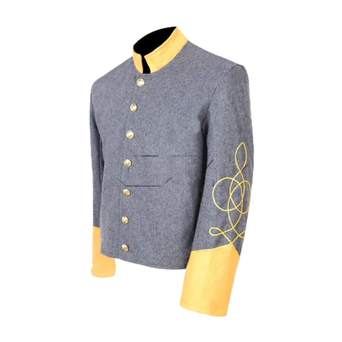 Civil War Confederate Cavalry 1st Lieutenant Shell Jacket – Regalia Lodge