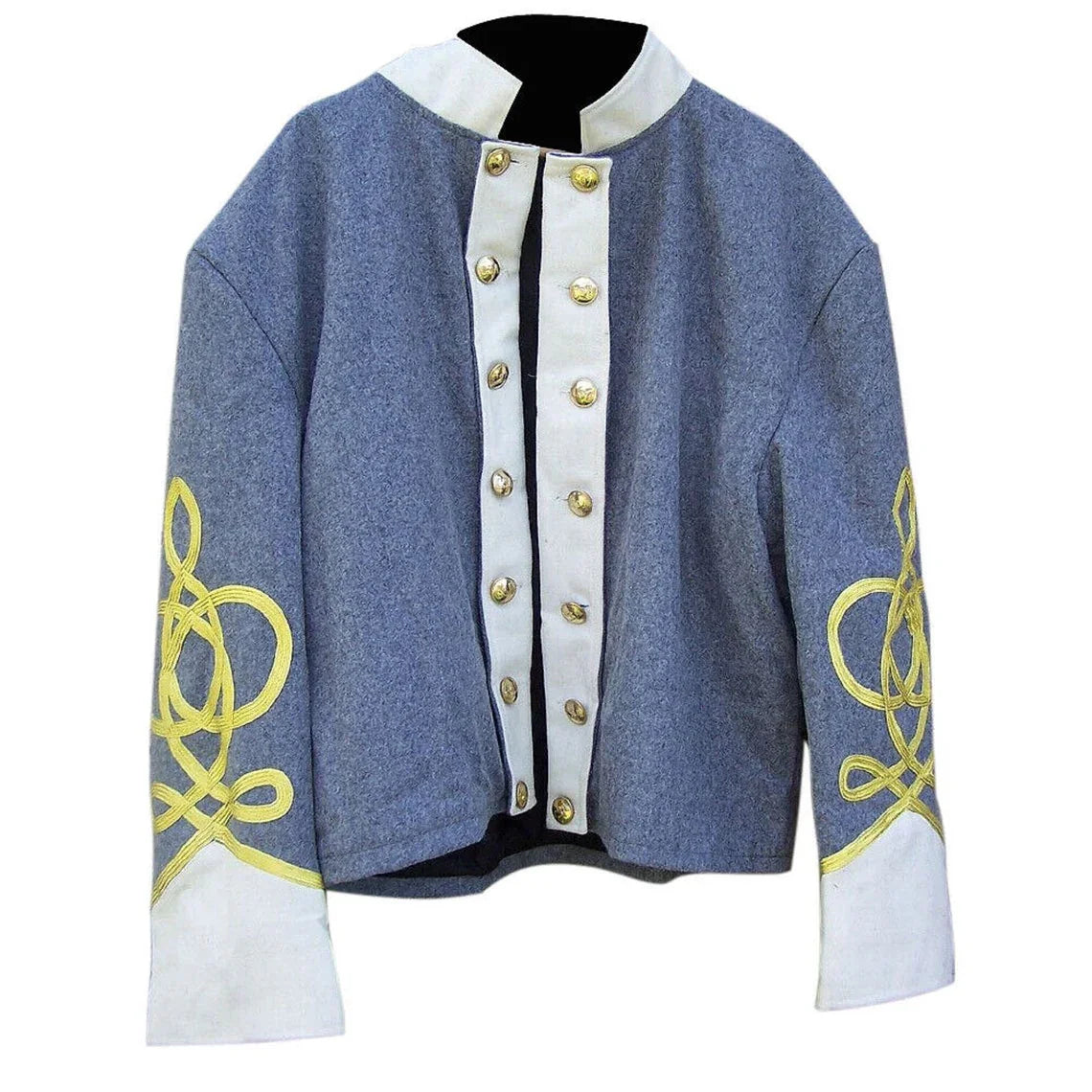 Civil war American Confederate Generals Shell jacket-4 braids – Regalia ...