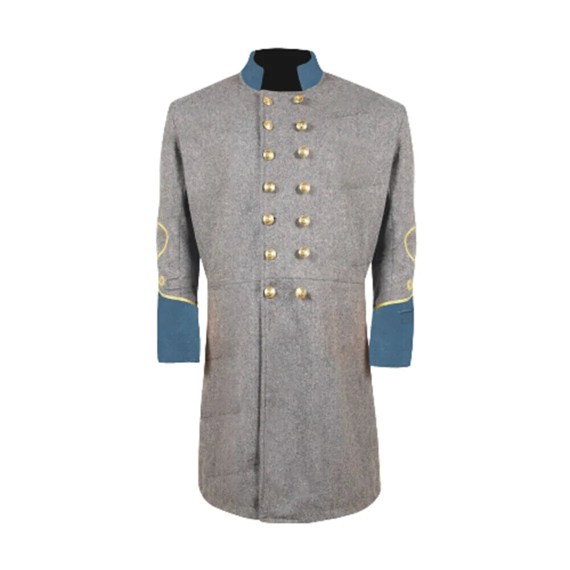 Civil War Confederate 2 Row Braid Double Breast Infantry Frock Coat ...