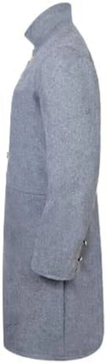 Civil War CS Junior Officer's Single Breast Grey Wool Frock Coat Civil ...